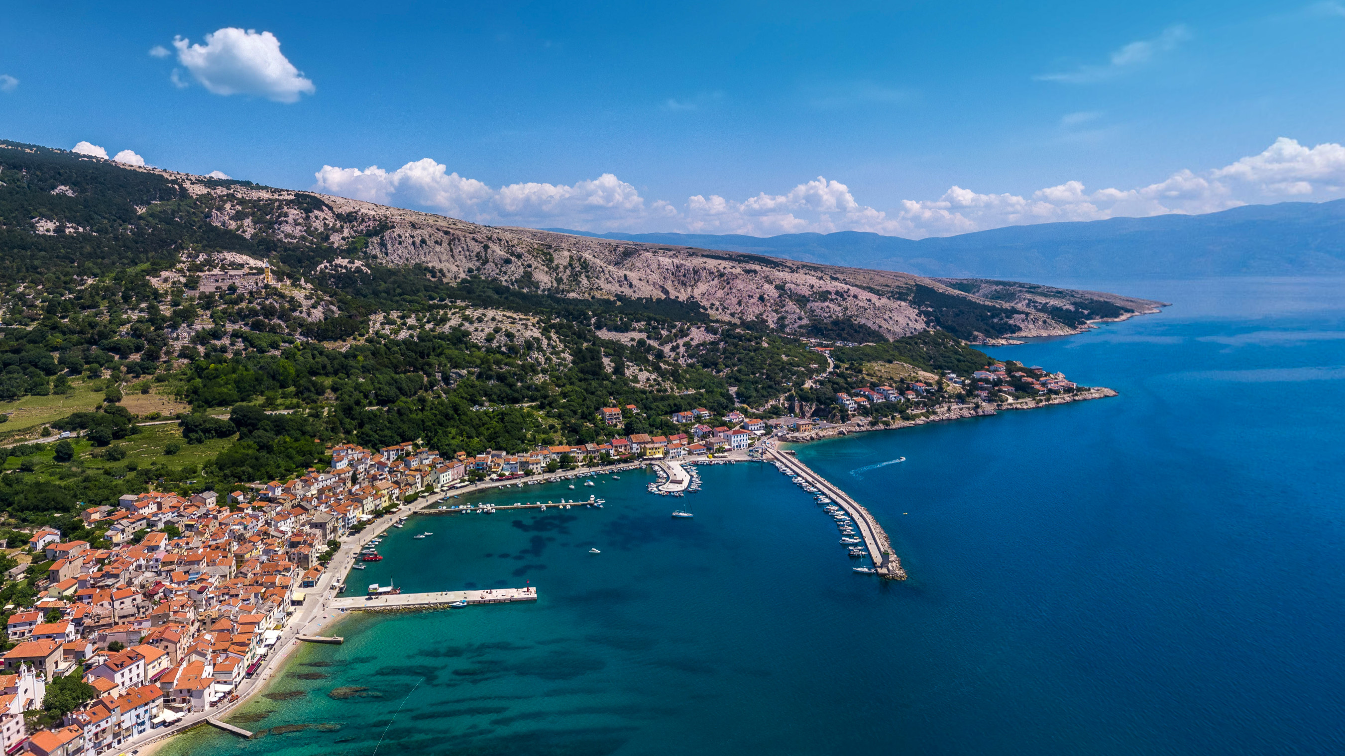 Baška: from crystal-clear sea to lunar landscapes